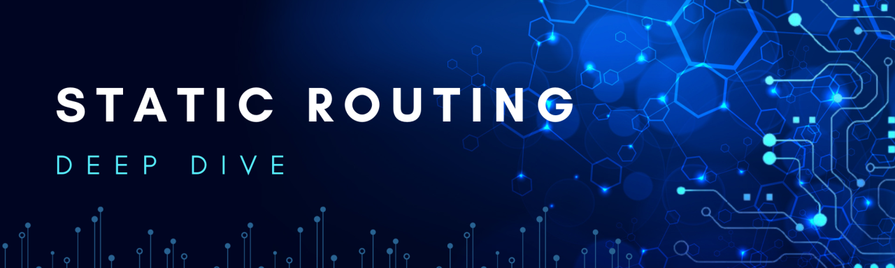 Static Routing Deep Dive Static Routing Deep Dive