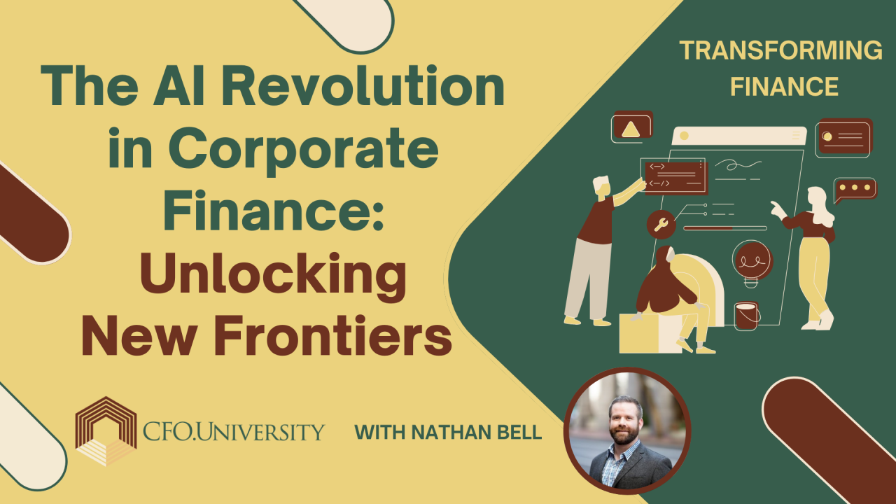 The AI Revolution in Corporate Finance: Unlocking New Frontiers The AI Revolution in Corporate Finance: Unlocking New Frontiers