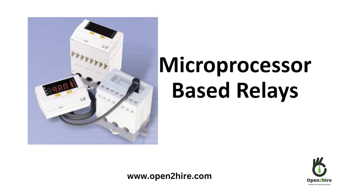 Microprocessor-Based Relays Microprocessor-Based Relays