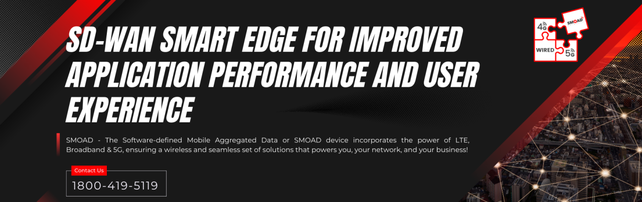 SD-WAN Smart Edge for Improved Application Performance and User Experience SD-WAN Smart Edge for Improved Application Performance and User Experience