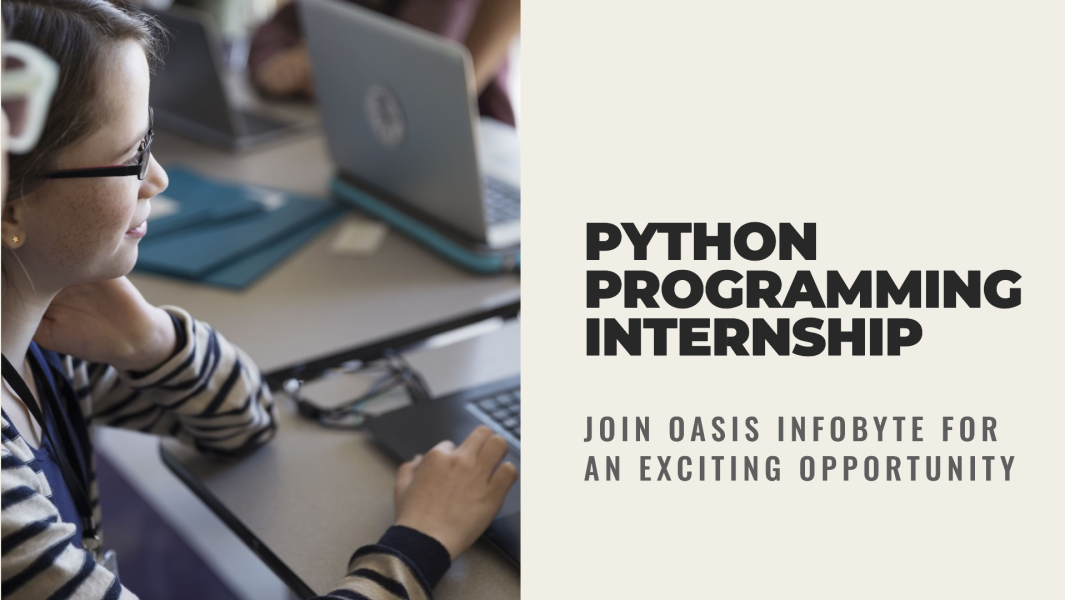 OASIS INFOBYTE Internship OASIS INFOBYTE Internship
