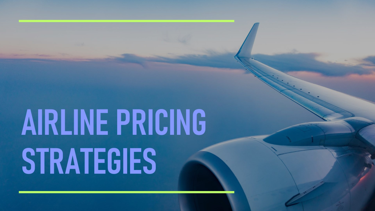 The Economics of Airline Pricing Strategies The Economics of Airline Pricing Strategies