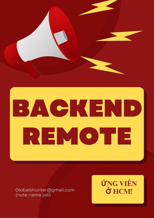 Backend Developer ( Java, Nodejs) for remote in Ho Chi Minh, Viet Nam. Backend Developer ( Java, Nodejs) for remote in Ho Chi Minh, Viet Nam.
