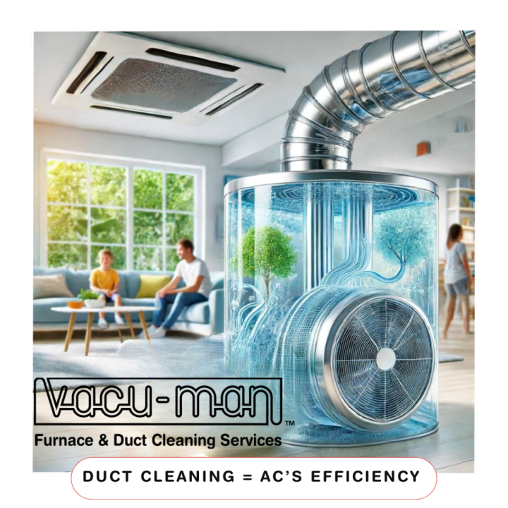MAXIMIZING YOUR AC’S EFFICIENCY: WHY DUCT CLEANING MATTERS MAXIMIZING YOUR AC’S EFFICIENCY: WHY DUCT CLEANING MATTERS