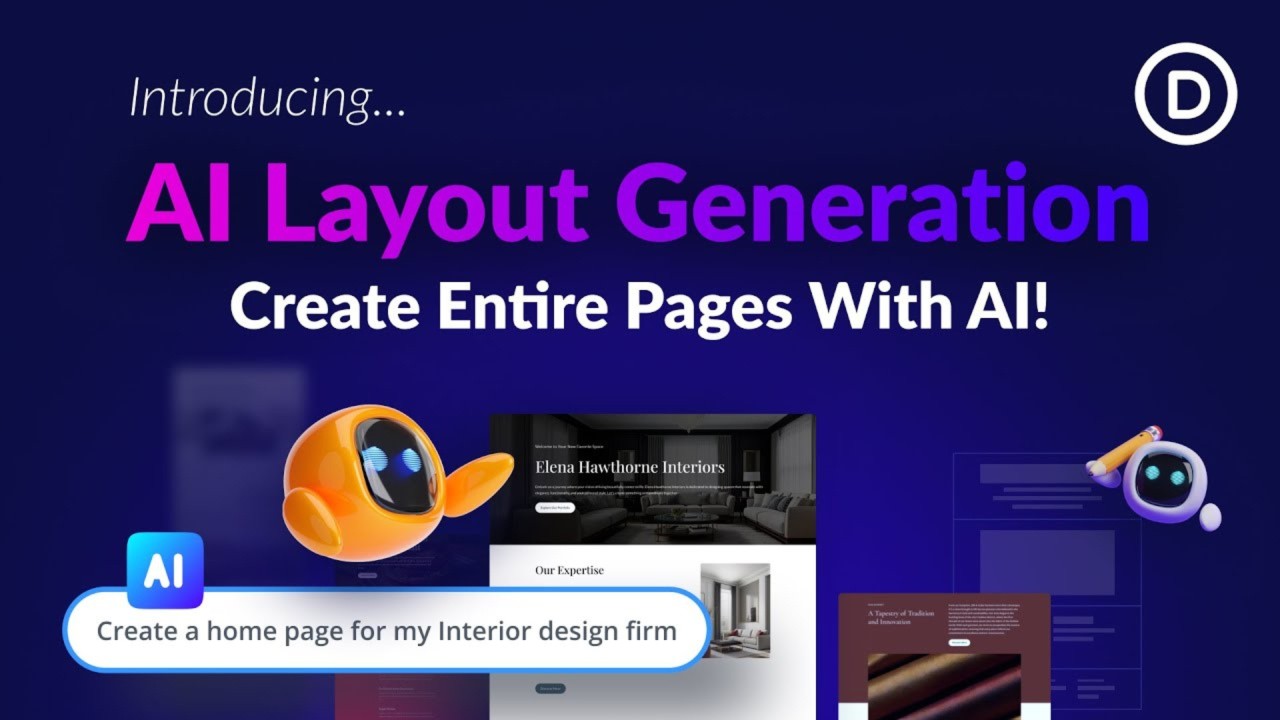 Divi AI Layout Generator - Powerful AI Tools For WordPress Divi AI Layout Generator - Powerful AI Tools For WordPress