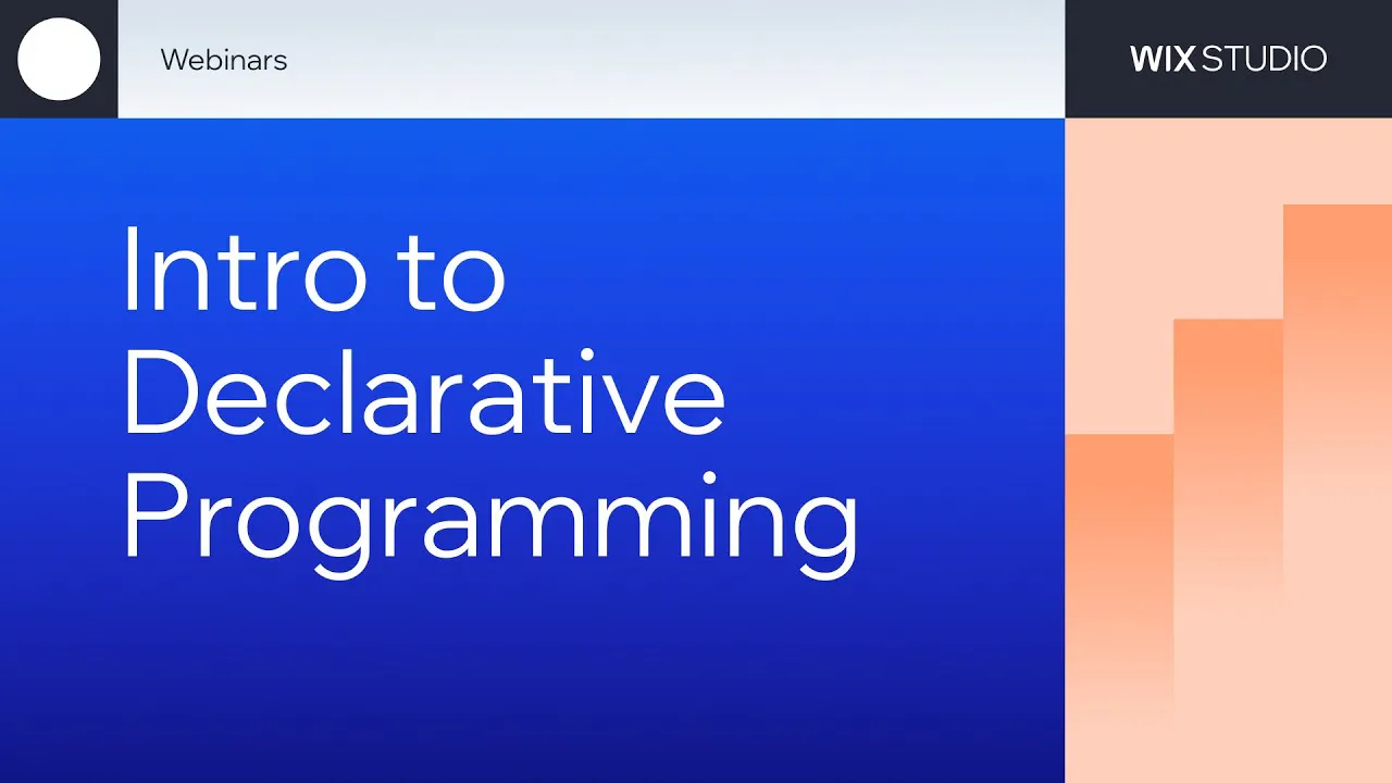 Declarative Programming in Velo: A Revolutionary Approach Declarative Programming in Velo: A Revolutionary Approach