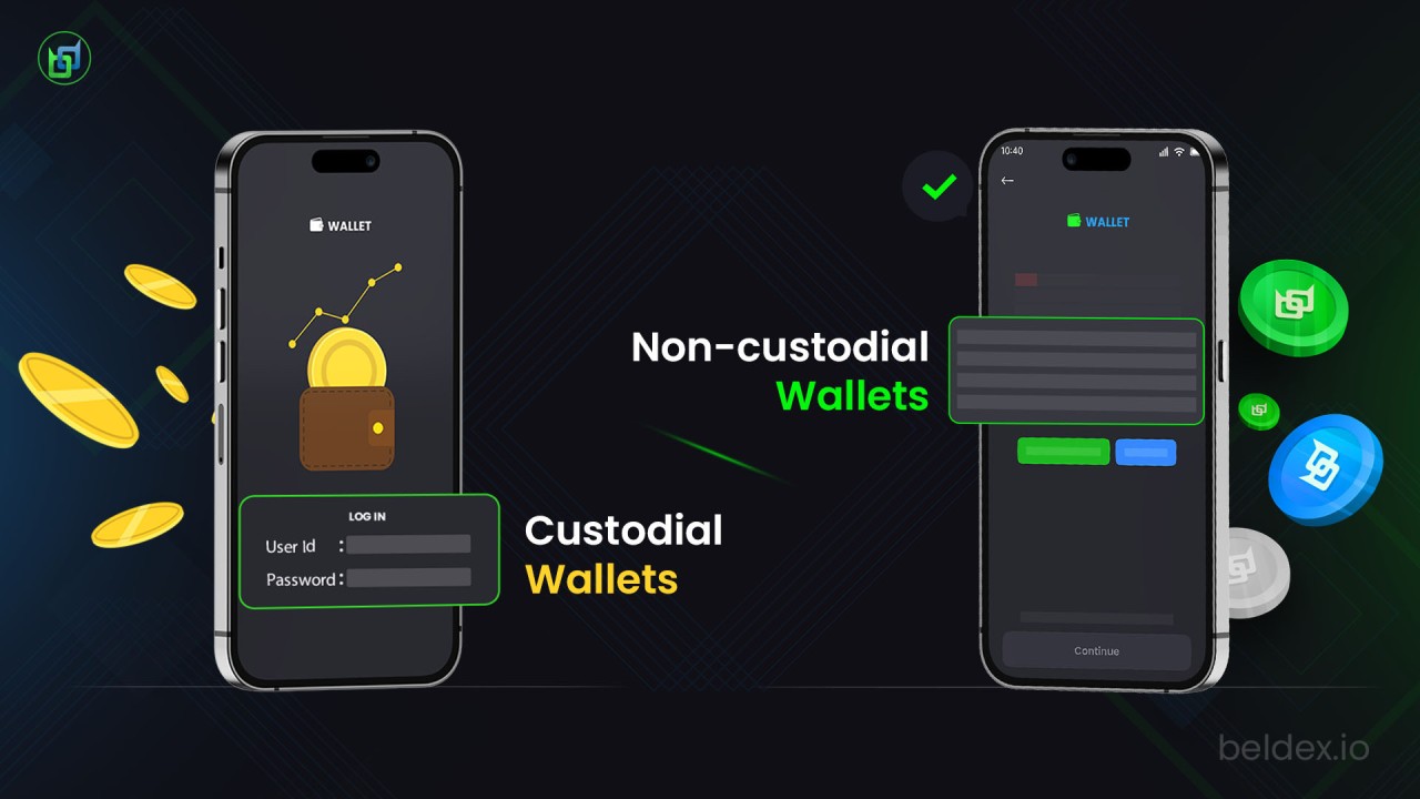 Custodial vs Non-custodial Crypto Wallets Custodial vs Non-custodial Crypto Wallets