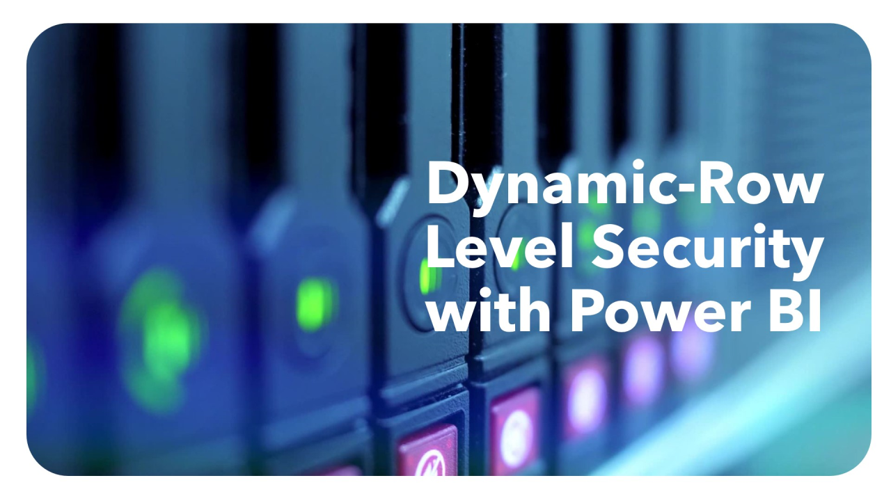 How to implement Dynamic-Row Level Security in Power BI How to implement Dynamic-Row Level Security in Power BI