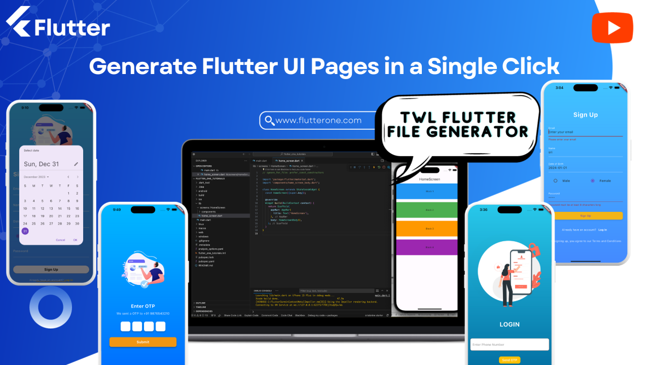 Flutter App Development with Twl Flutter File Generator VS code Extension Flutter App Development with Twl Flutter File Generator VS code Extension