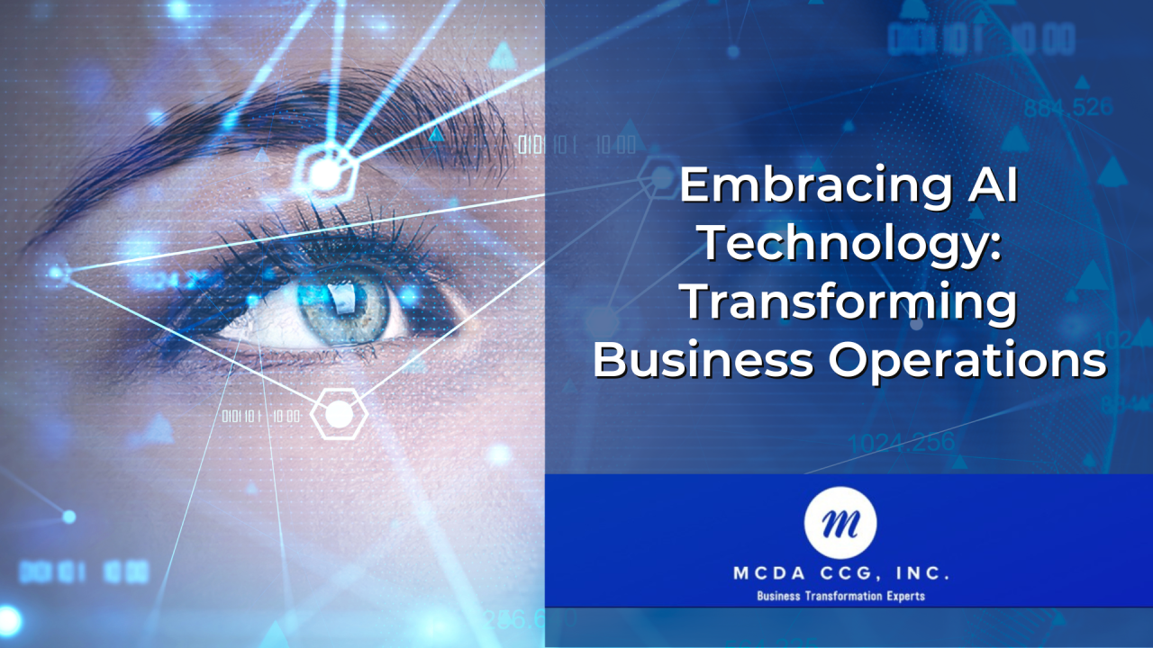 Embracing AI Technology: Transforming Business Operations Embracing AI Technology: Transforming Business Operations