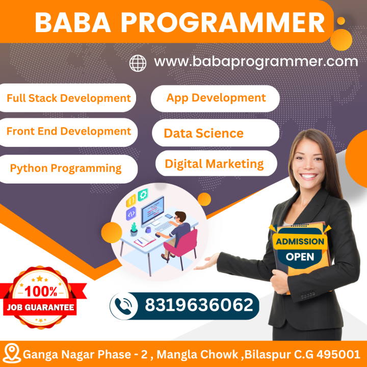 Python Programming and Data Science Coaching in Bilaspur Chhattisgarh Python Programming and Data Science Coaching in Bilaspur Chhattisgarh