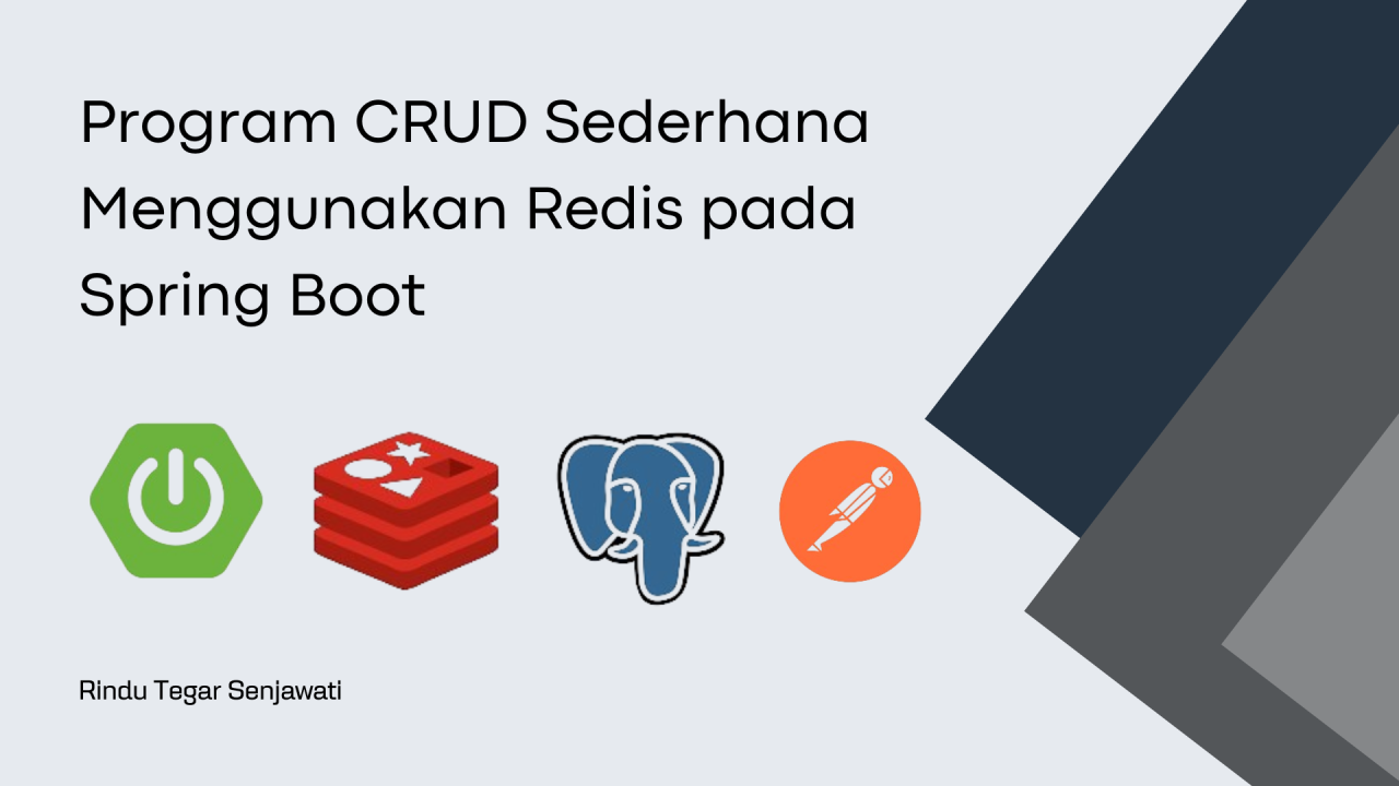 Progam CRUD Sederhana Menggunakan Redis pada Spring Boot Progam CRUD Sederhana Menggunakan Redis pada Spring Boot