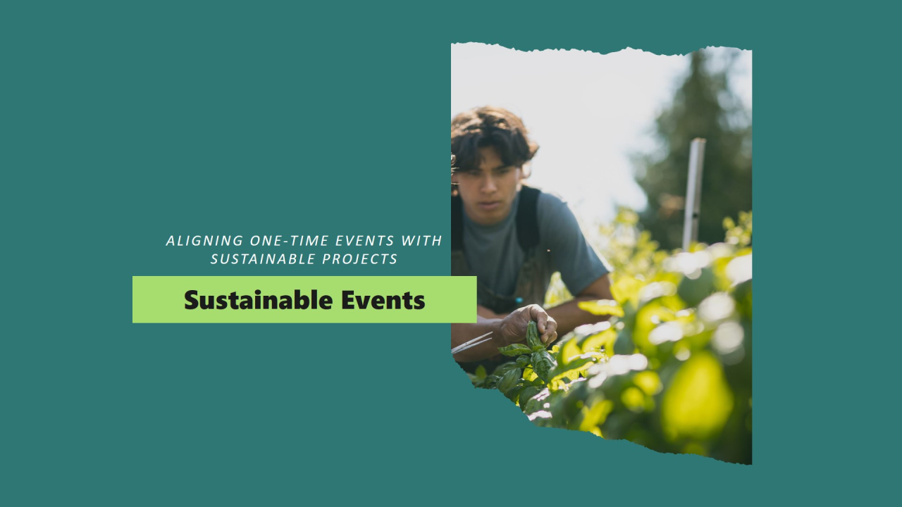 CSR Excellence: Aligning One-Time Events with Sustainable Projects CSR Excellence: Aligning One-Time Events with Sustainable Projects