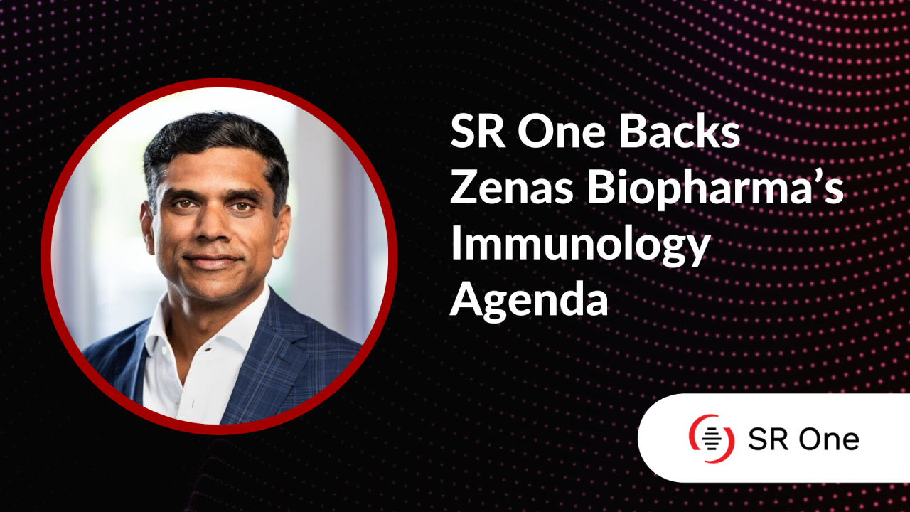 SR One is Proud to Have Partnered with Zenas Biopharma to Lead Its ... SR One is Proud to Have Partnered with Zenas Biopharma to Lead Its ...