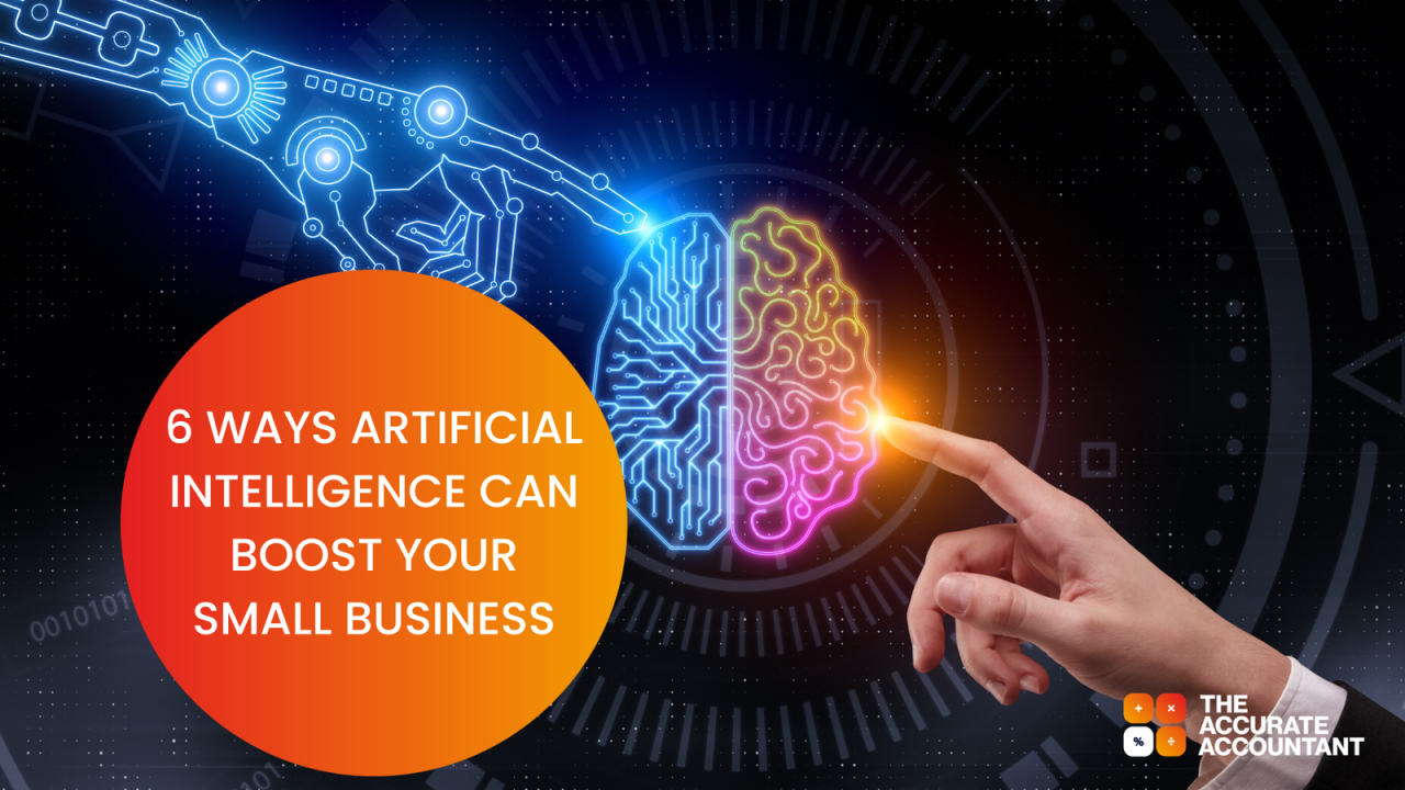 6 WAYS ARTIFICIAL INTELLIGENCE CAN BOOST YOUR SMALL BUSINESS 6 WAYS ARTIFICIAL INTELLIGENCE CAN BOOST YOUR SMALL BUSINESS