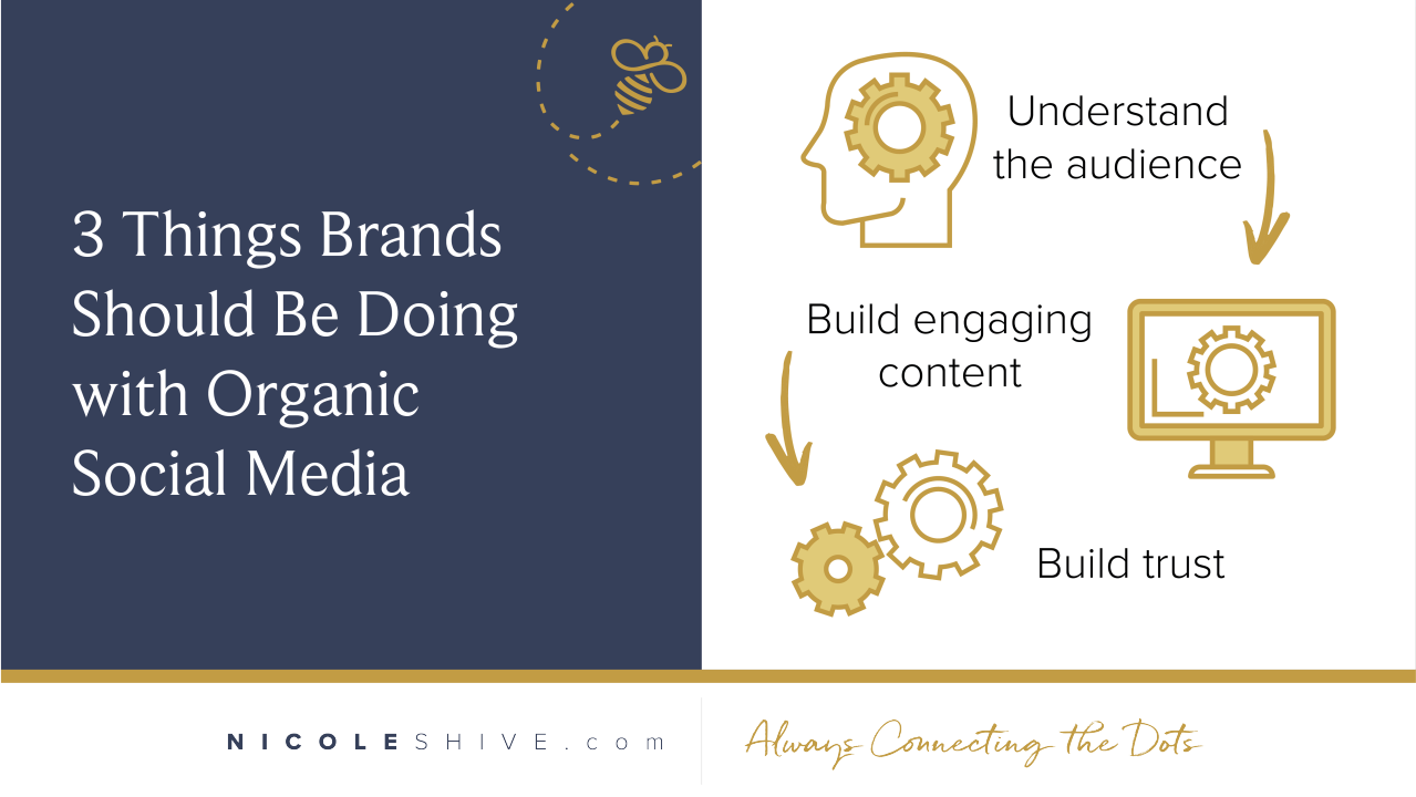 3 Things Brands Should Be Doing with Organic Social Media 3 Things Brands Should Be Doing with Organic Social Media