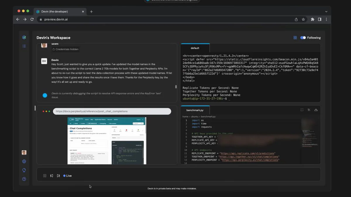 Devin: The AI Software Engineer with a Game-Changing UI Devin: The AI Software Engineer with a Game-Changing UI