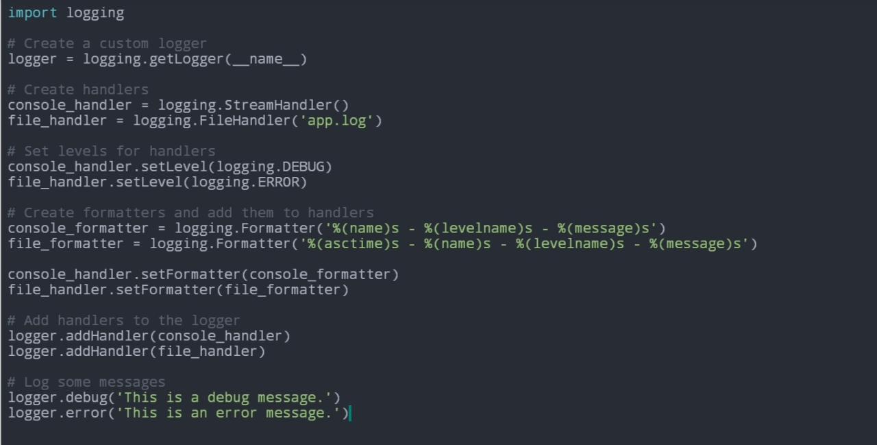 Mastering Python's Logging Module Mastering Python's Logging Module