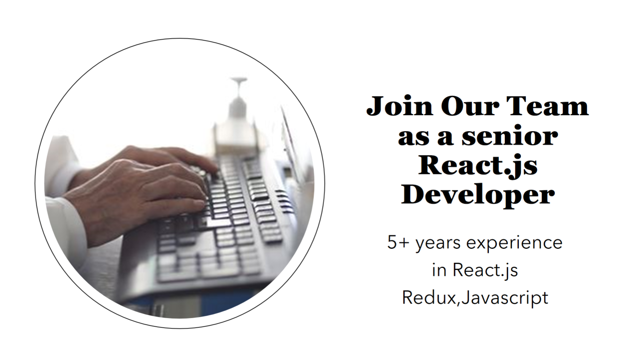 Senior React.js Developer Senior React.js Developer