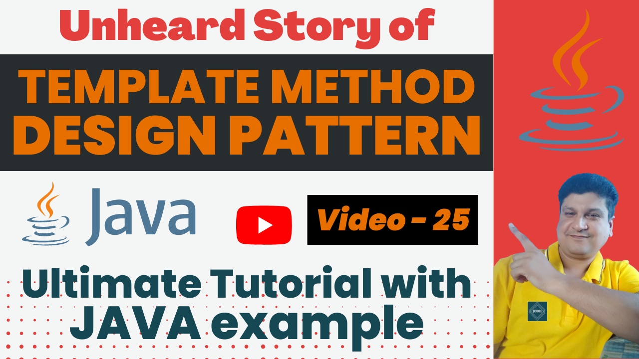 Template Method Design Pattern Tutorial with Java Coding Example ... Template Method Design Pattern Tutorial with Java Coding Example ...