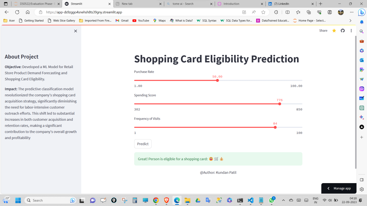 Revolutionizing Shopping Card Acquisition with ML: A Case Study Revolutionizing Shopping Card Acquisition with ML: A Case Study
