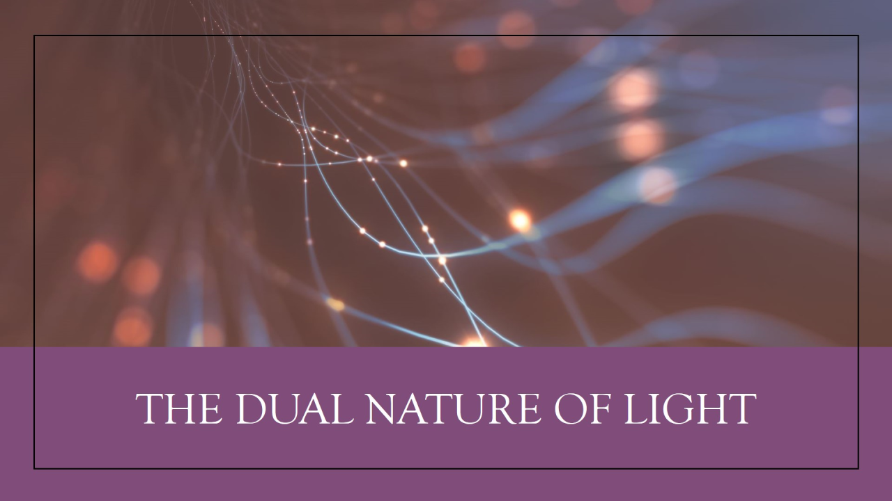 Wave-Particle Duality Wave-Particle Duality