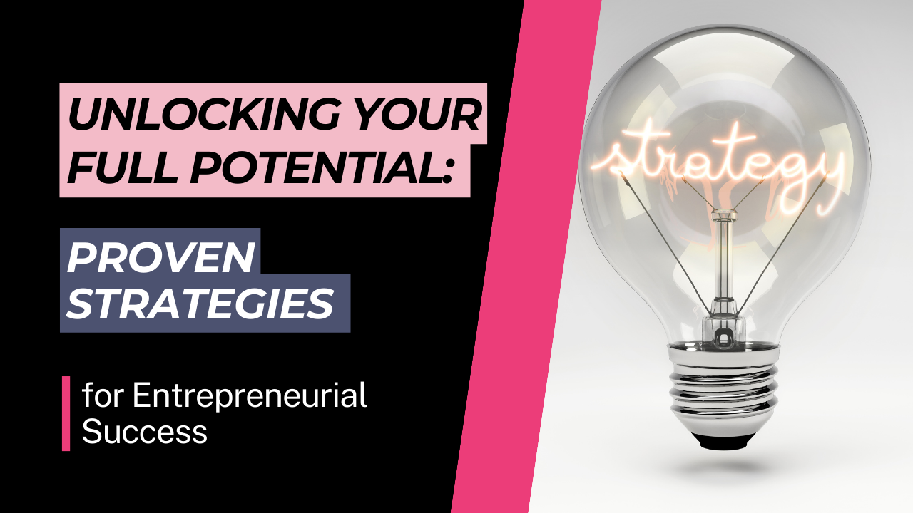 Proven Strategies for Entrepreneurial Success Proven Strategies for Entrepreneurial Success