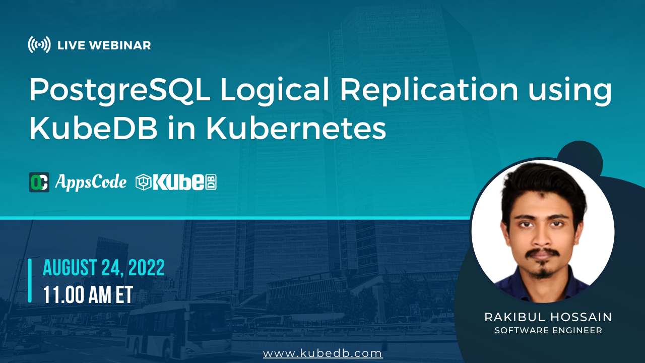PostgreSQL Logical Replication using KubeDB in Kubernetes PostgreSQL Logical Replication using KubeDB in Kubernetes