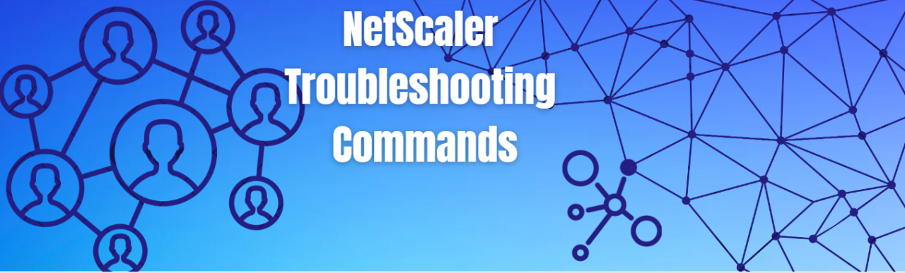 Exploring NetScaler Troubleshooting Commands Exploring NetScaler Troubleshooting Commands