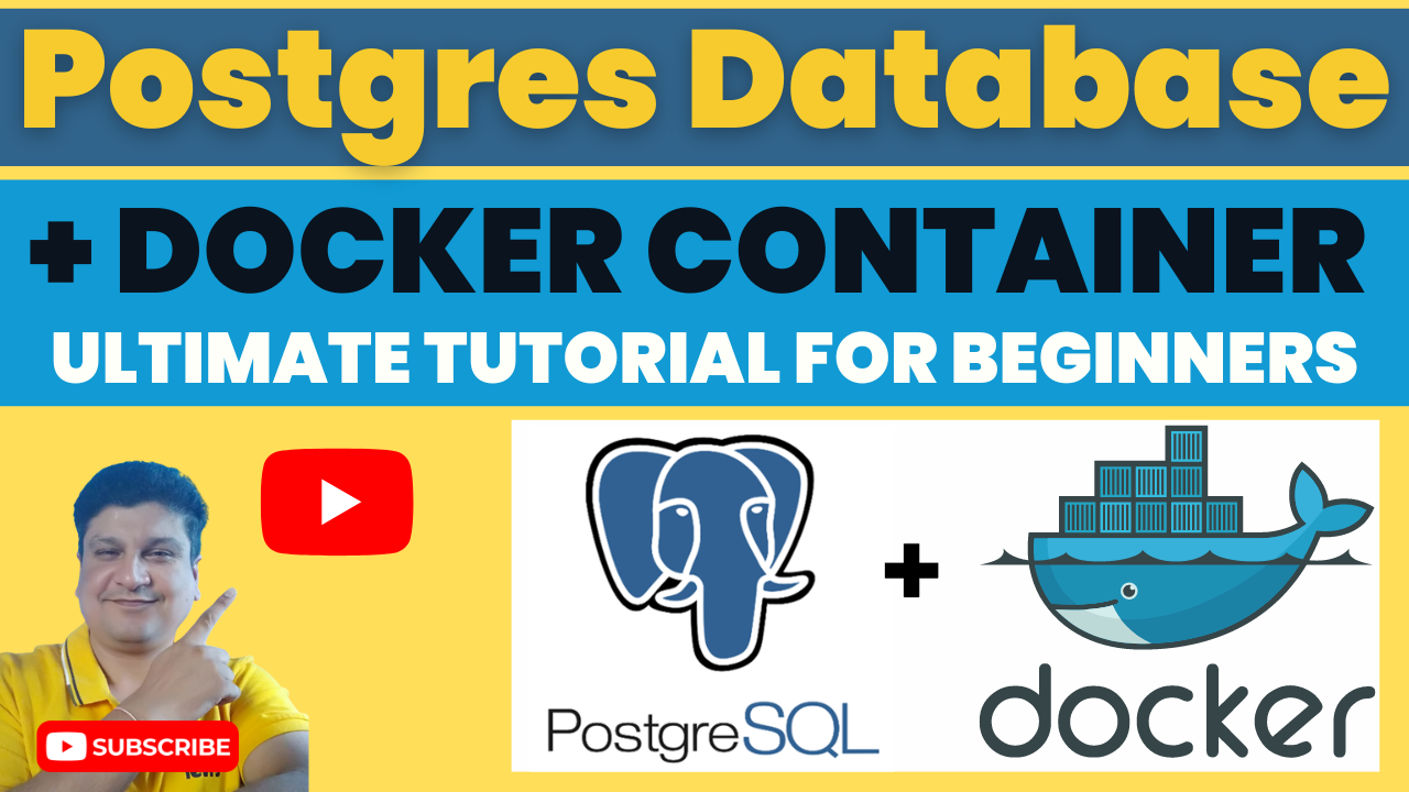 Run Postgres Database in Docker Container | Postgres Docker Container ... Run Postgres Database in Docker Container | Postgres Docker Container ...