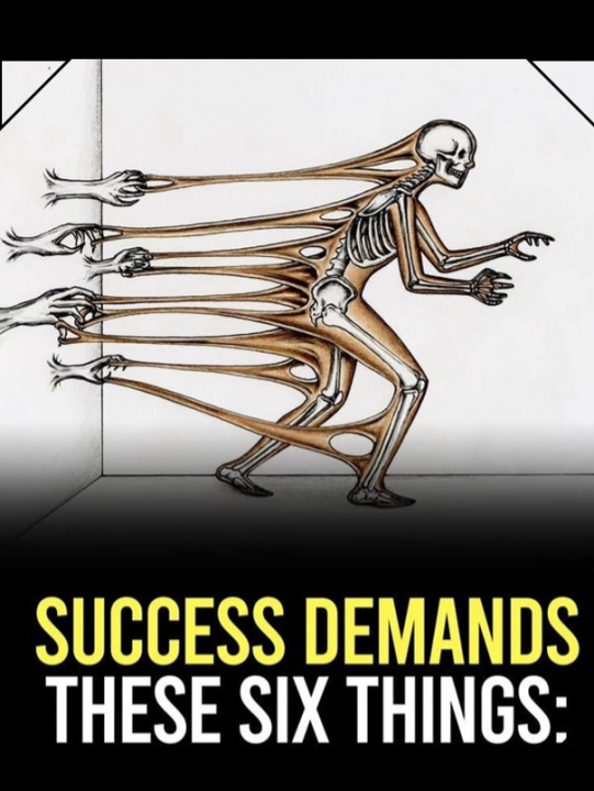 Success demands these 6 things Success demands these 6 things