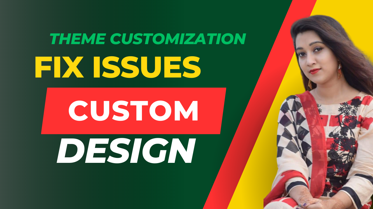 I will expertly fix wordpress issues, customization and custom designs I will expertly fix wordpress issues, customization and custom designs