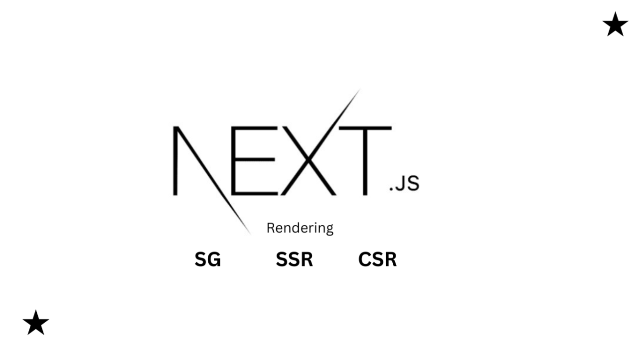 Rendering in Next.JS Rendering in Next.JS