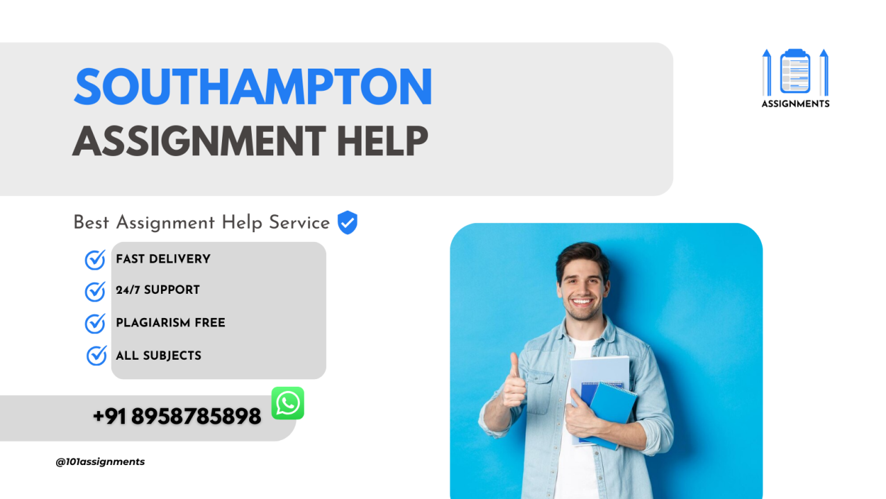 Southampton Assignment Help by 101 Assignments Southampton Assignment Help by 101 Assignments