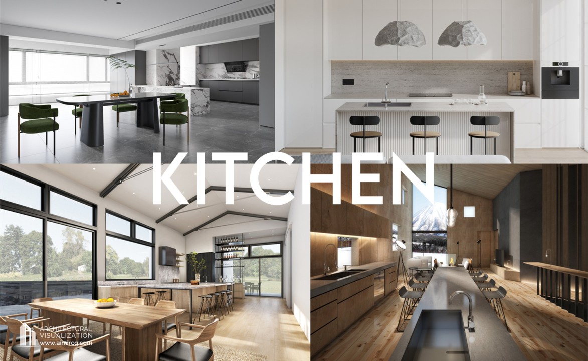 Kitchen Design Rendering: Styles, Tools, and Examples Kitchen Design Rendering: Styles, Tools, and Examples