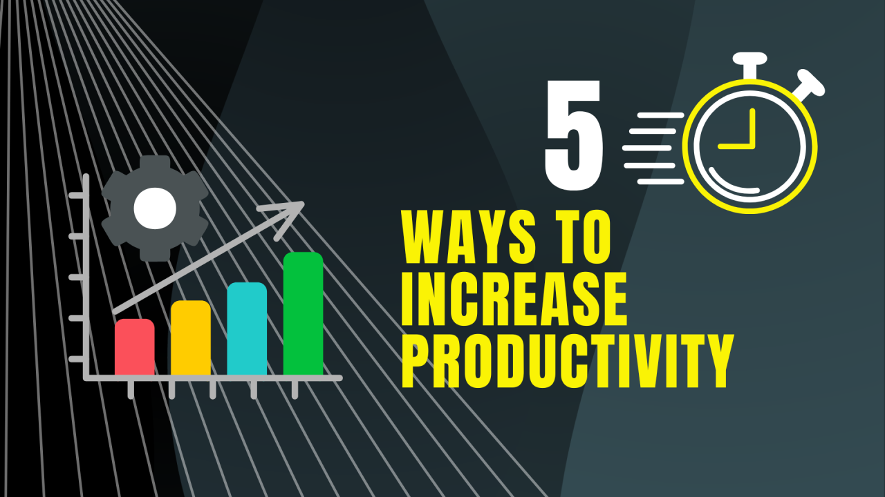 The 5 Best Ways to Dramatically Increase Productivity The 5 Best Ways to Dramatically Increase Productivity