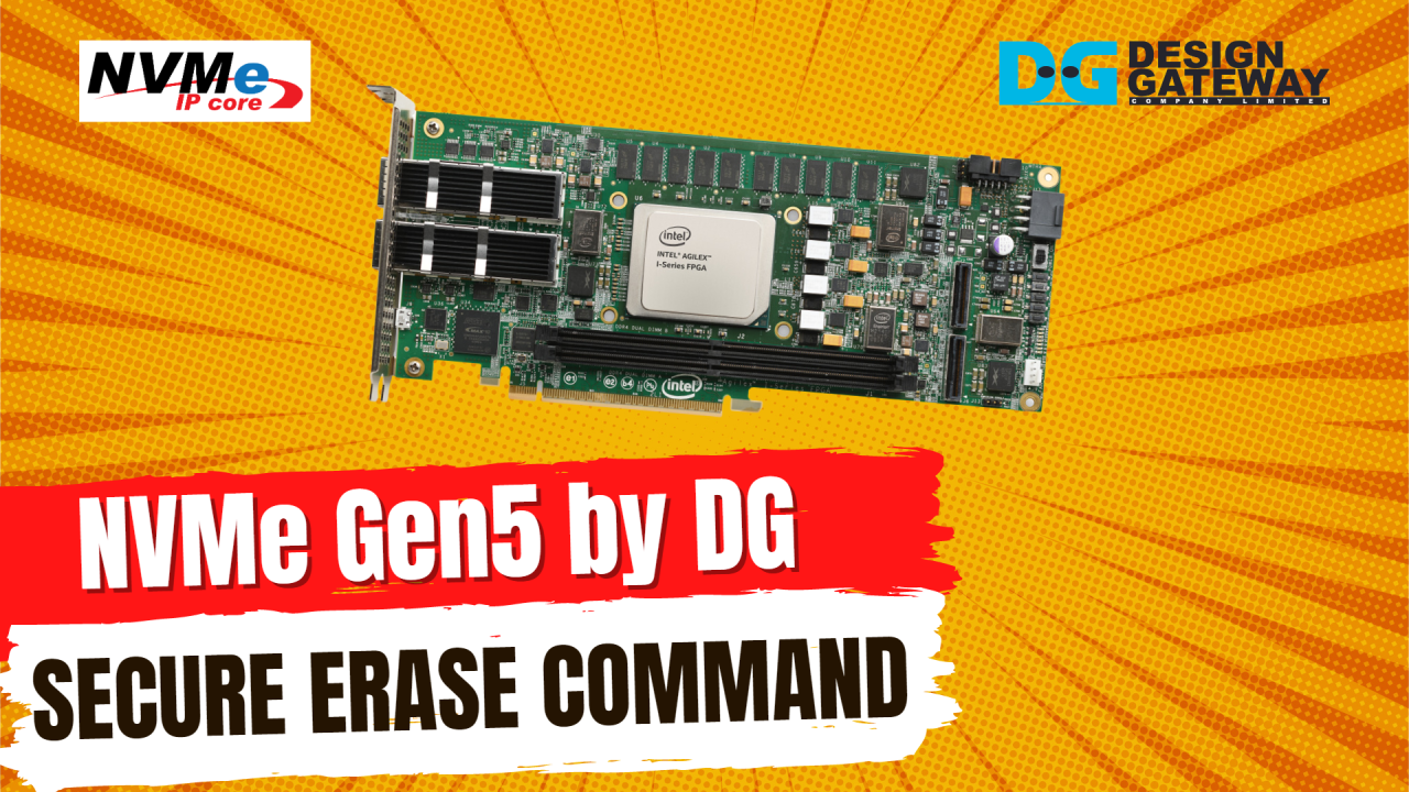 NVMe-IP Gen5 : Introducing the Secure Erase Command NVMe-IP Gen5 : Introducing the Secure Erase Command