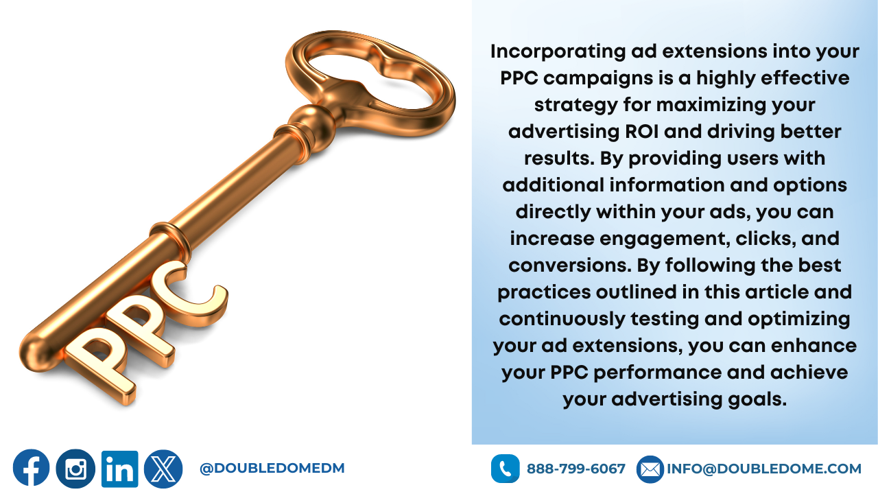 Maximizing PPC Performance: Best Practices for Utilizing Ad Extensions Maximizing PPC Performance: Best Practices for Utilizing Ad Extensions