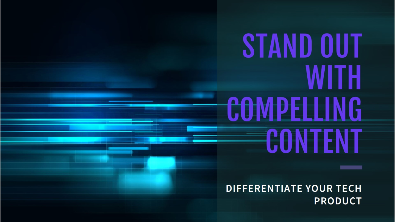 Tech Product Differentiation Tech Product Differentiation
