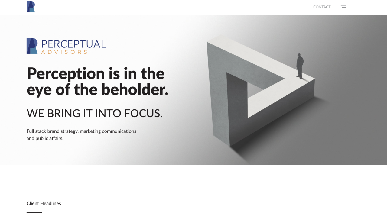 Announcing an Important Milestone for Perceptual Advisors Announcing an Important Milestone for Perceptual Advisors