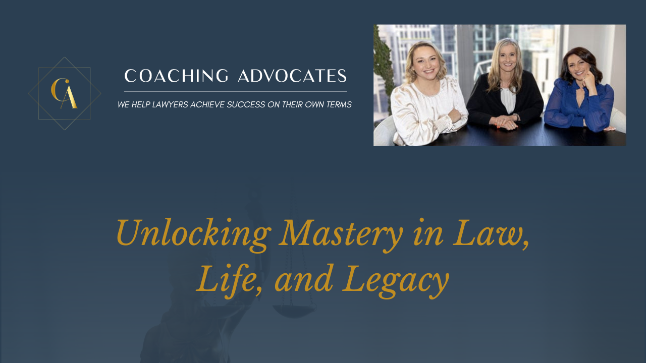 Unlocking Mastery in Law, Life, and Legacy Unlocking Mastery in Law, Life, and Legacy