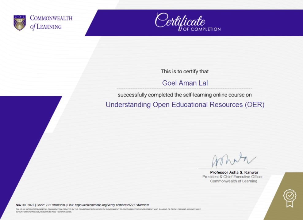 Understanding Open Education Resources (OER) Understanding Open Education Resources (OER)