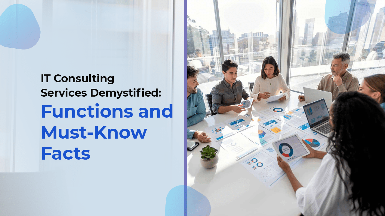 IT CONSULTING SERVICES DEMYSTIFIED: FUNCTIONS AND MUST-KNOW FACTS IT CONSULTING SERVICES DEMYSTIFIED: FUNCTIONS AND MUST-KNOW FACTS