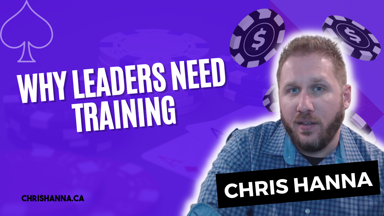 Why Leaders Need Training Why Leaders Need Training