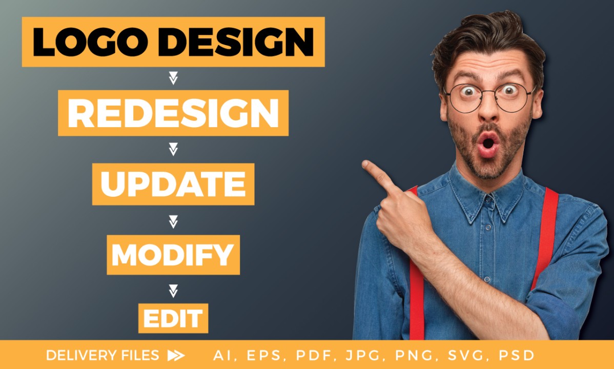 I will redesign, revamp, edit, modify, and update your business logo I will redesign, revamp, edit, modify, and update your business logo