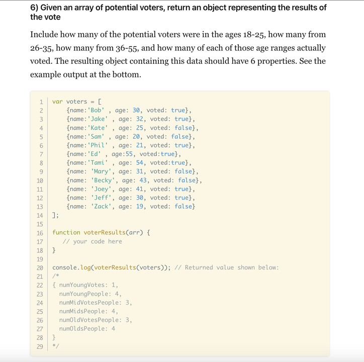 JavaScript Array Exercise JavaScript Array Exercise