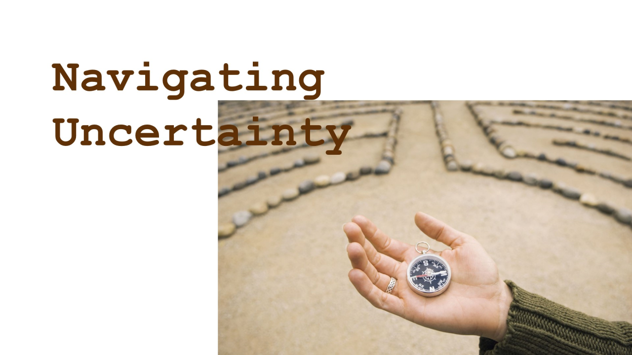 3 Tips for Navigating Uncertainty 3 Tips for Navigating Uncertainty