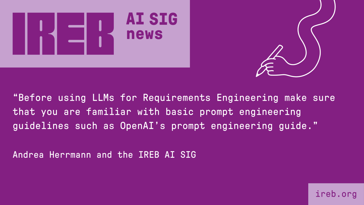 SIG AI snippet 1: Use prompt engineering guidelines SIG AI snippet 1: Use prompt engineering guidelines