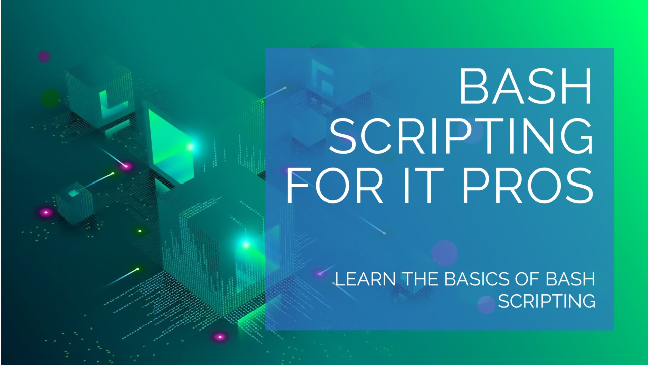 Bash Scripting for IT Professionals Bash Scripting for IT Professionals