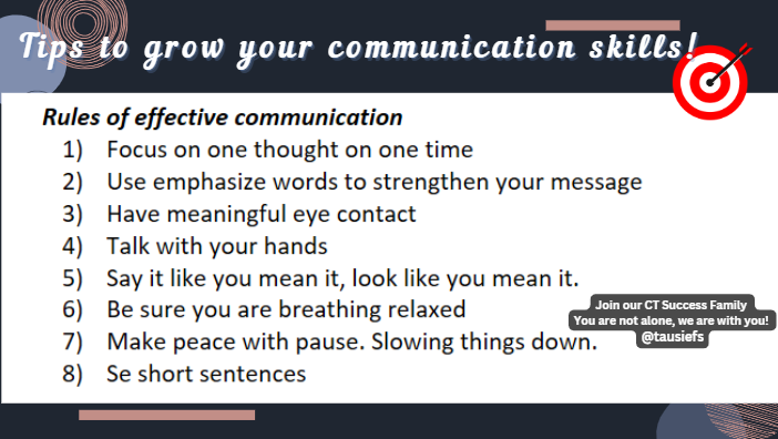 Simple ways to improve your communication skills! Simple ways to improve your communication skills!
